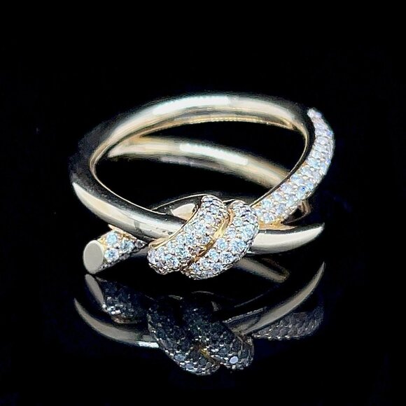 Tiffany & Co. | Jewelry | Tiffany Knot Double Row Ring | Poshmark